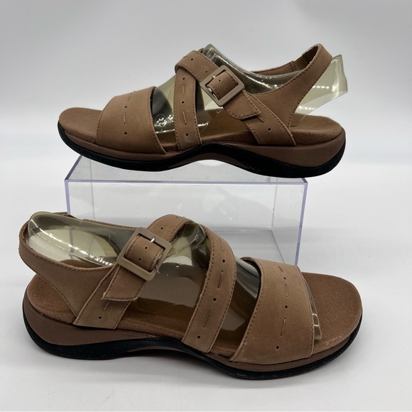 Clarks | Shoes | Clarks Springers Sandals Womens Slingback 88767 Tan ...